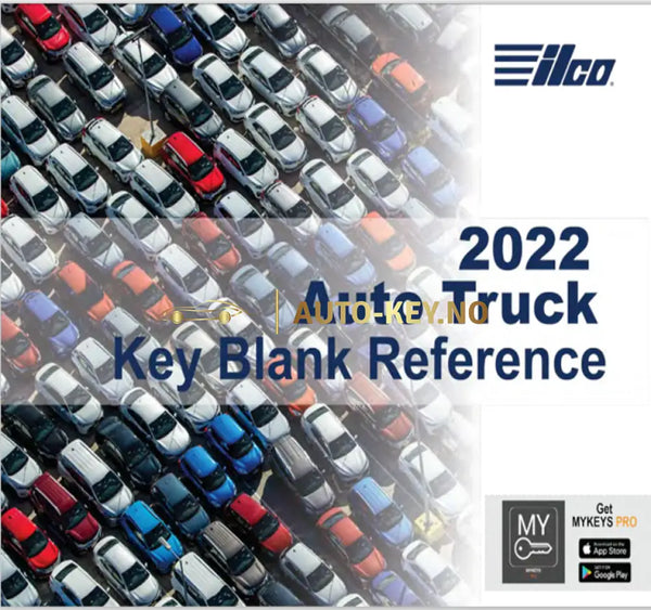 Ilco Auto Truck Key Blank Reference – Auto-Key.no AS