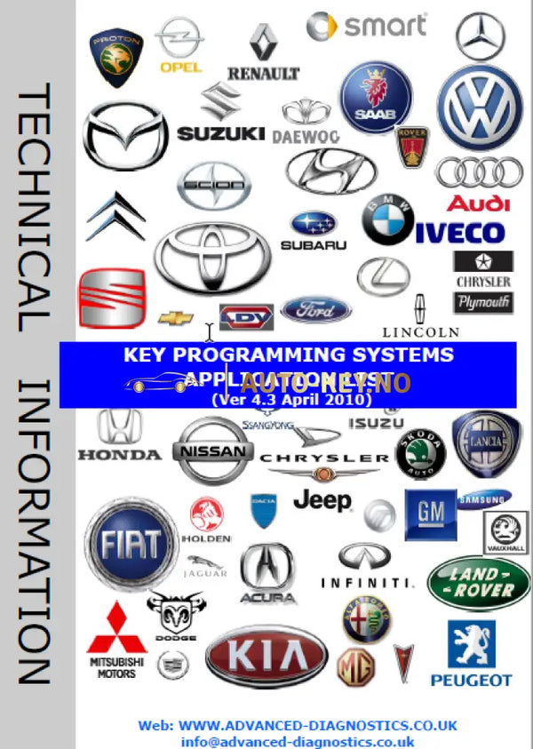 Key Programming Systems Application List (Ver 4.3 April 2010) – Auto ...
